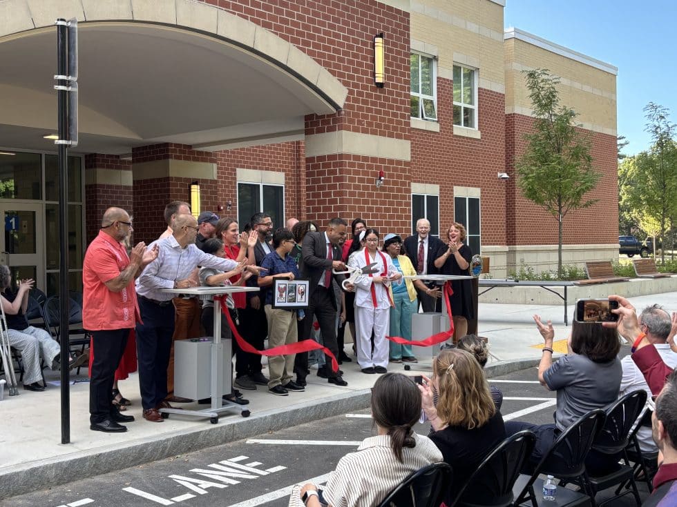 Holyoke cuts ribbon on new middle school - The Reminder