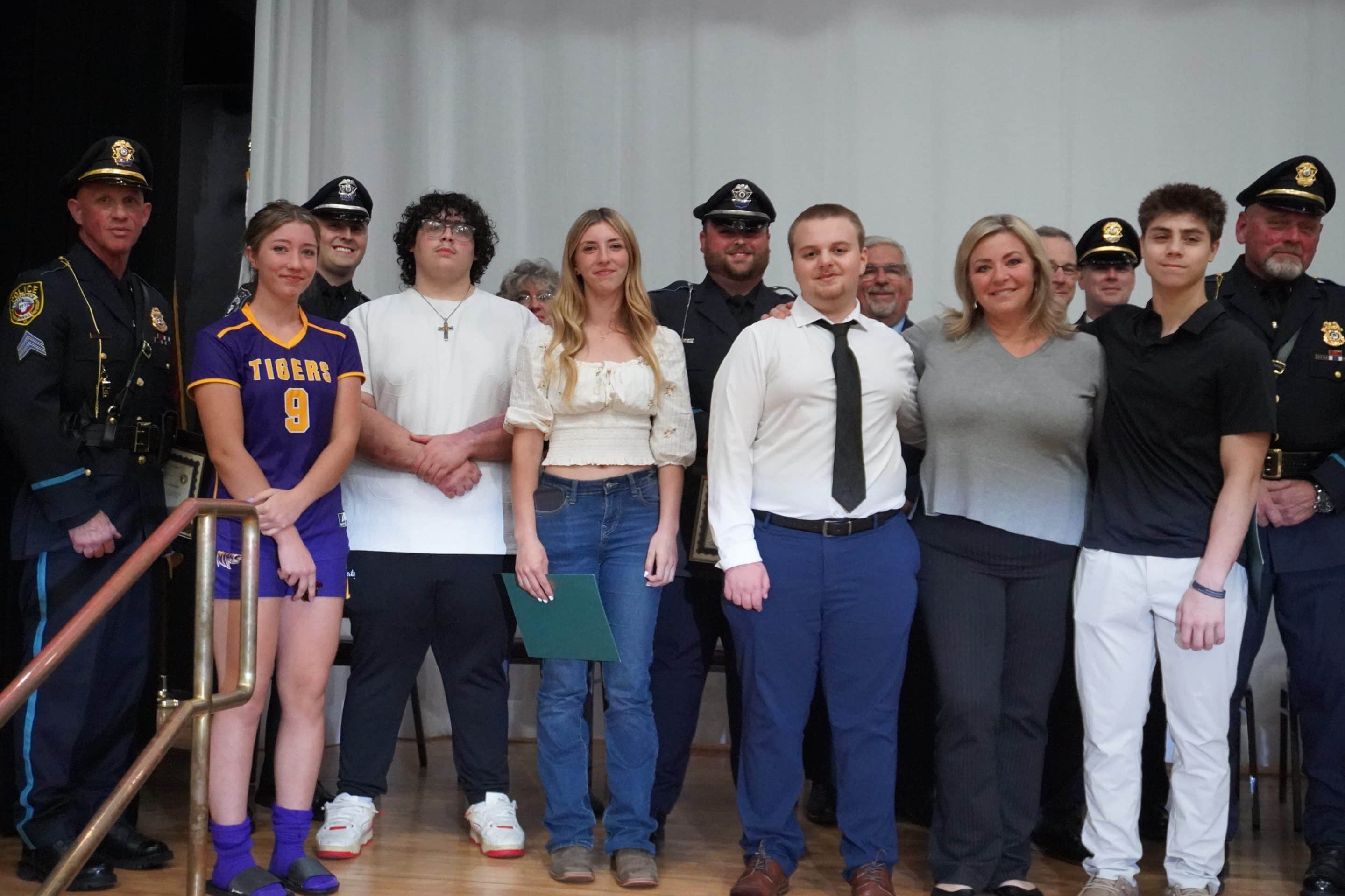 Southwick police officers recognized for bravery - The Reminder